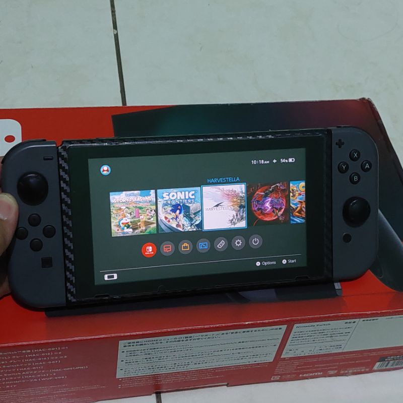 Jual Nintendo Switch V2 CFW 128GB Fullgames , Dual Boot , Fullset ori ...
