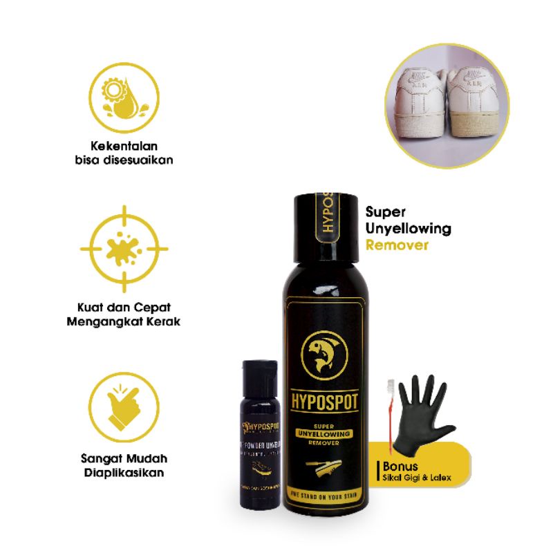 Jual Hypospot Super Unyellowing Remover - Pemutih Midsole Outsole | Shopee Indonesia