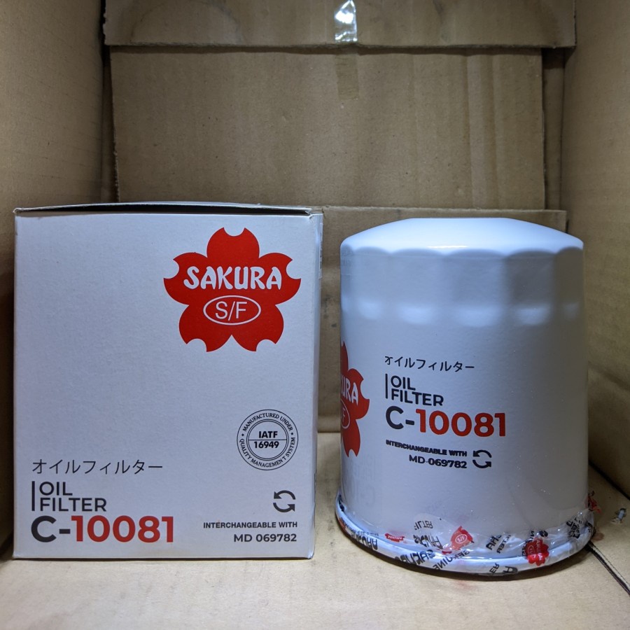 Jual FILTER OLI MITSUBISHI L300 DIESEL PAJERO STRADA L200 4D56 SAKURA ...