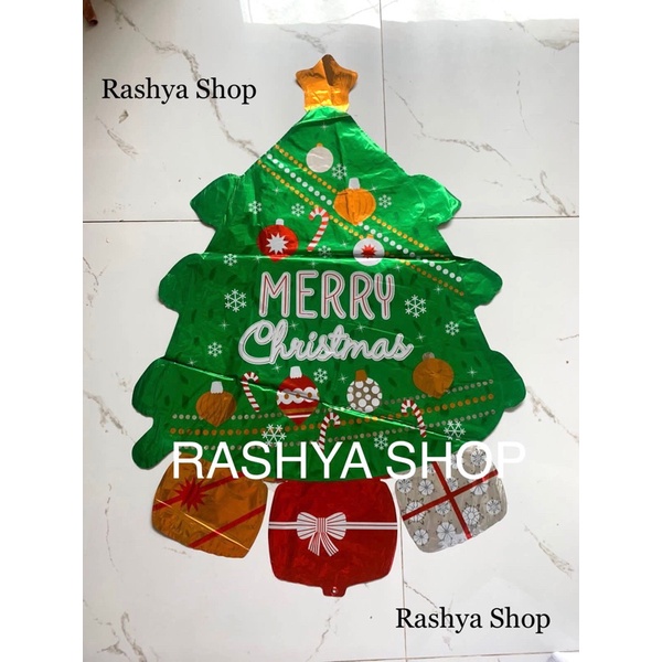 Jual Balon Foil Pohon Natal (uk.75Cm) | Shopee Indonesia