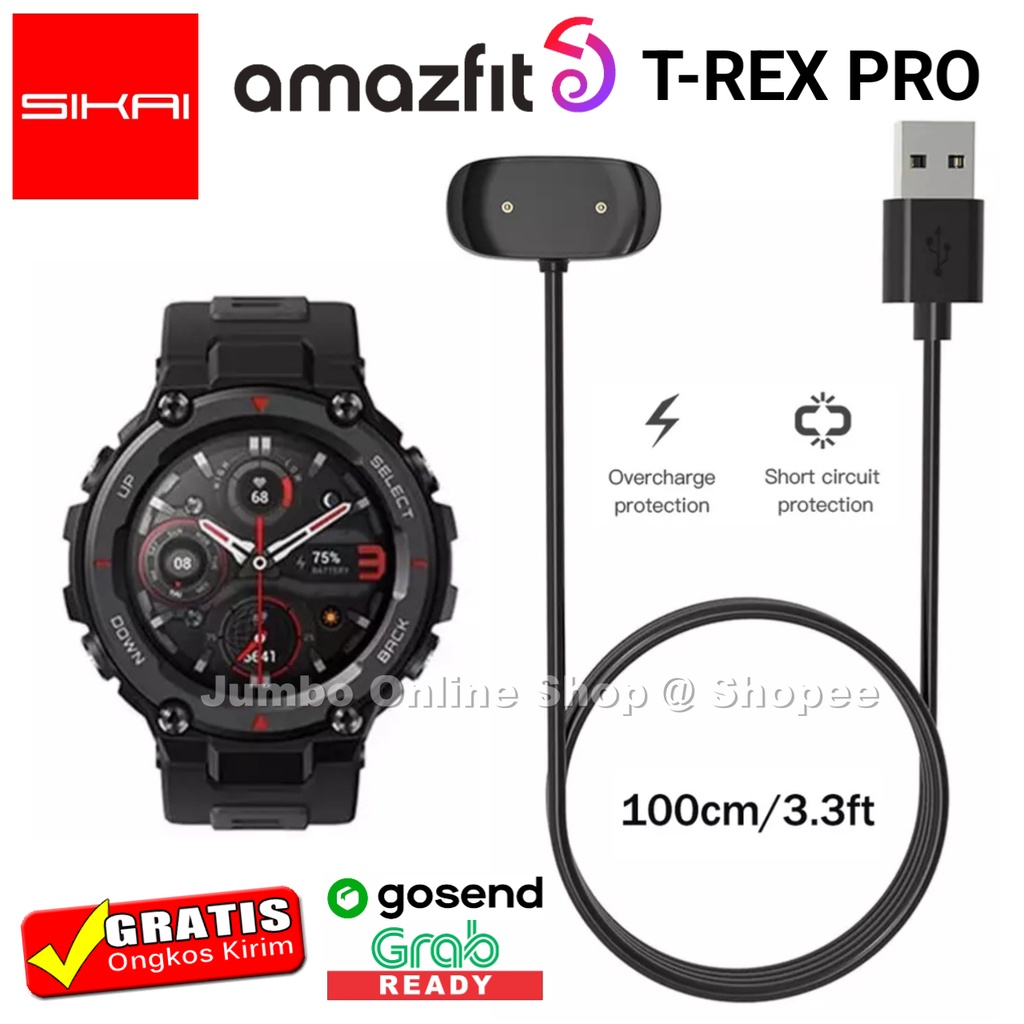 Jual Dock Charger USB Cable For Amazfit T-Rex Pro TREX PRO Kabel Cas ...