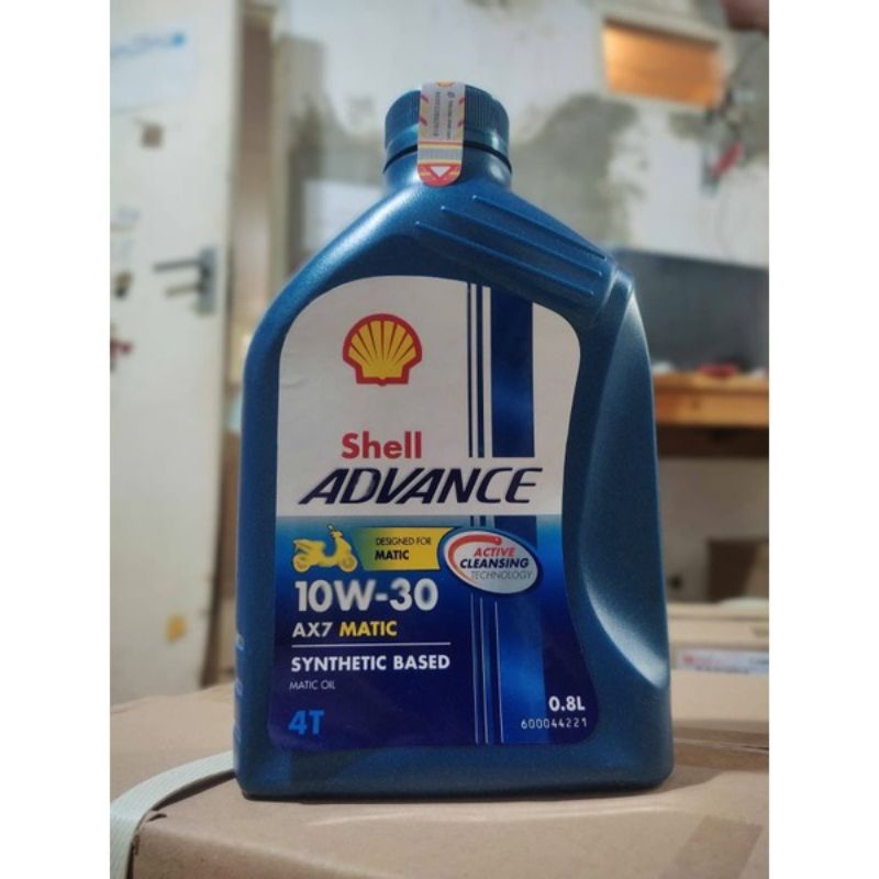 Jual OLI SHELL ADVANCE AX7 SCOOTER MATIC 10W-30 800ML | Shopee Indonesia