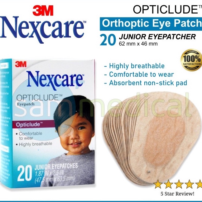 Jual 3M nexcare Eye Patch Opticlude Penutup Mata anak @20 | Shopee ...