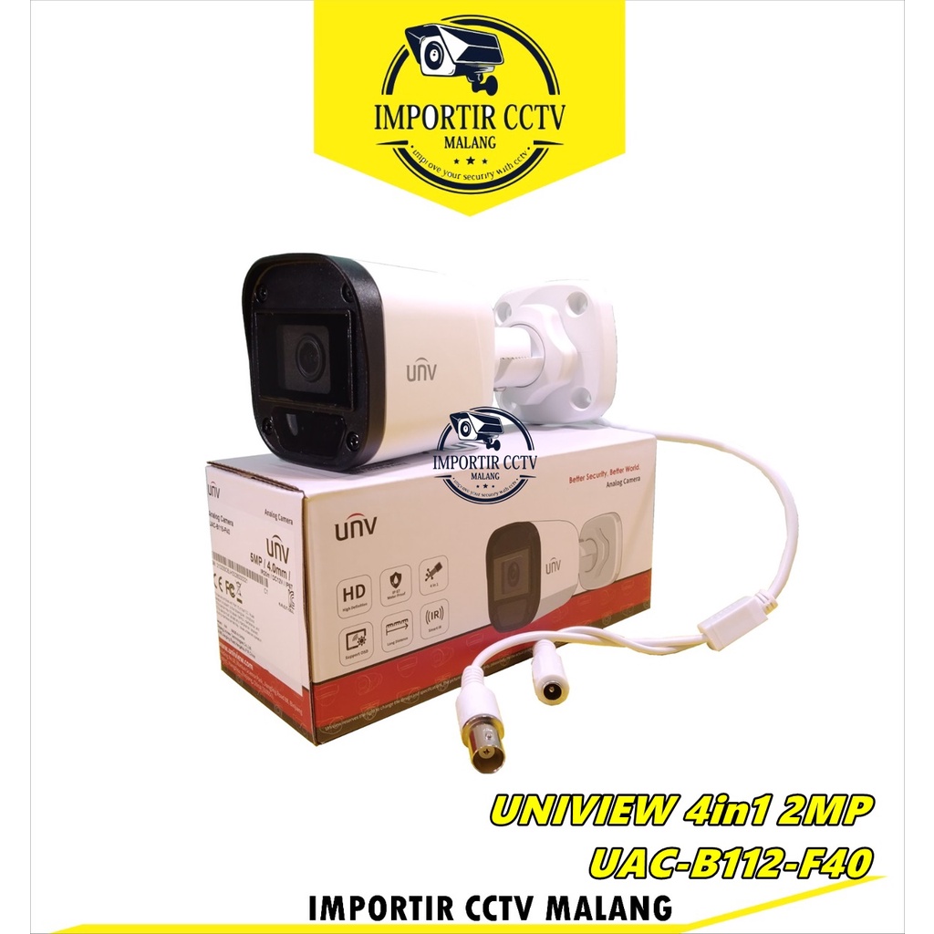 Jual ICM - Kamera Outdoor CCTV 4in1 UNIVIEW 2mp | Shopee Indonesia