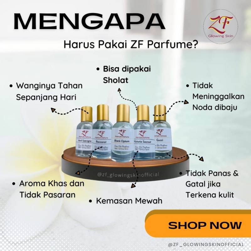 Jual ZF PARFUM premium original non alkohol | Shopee Indonesia