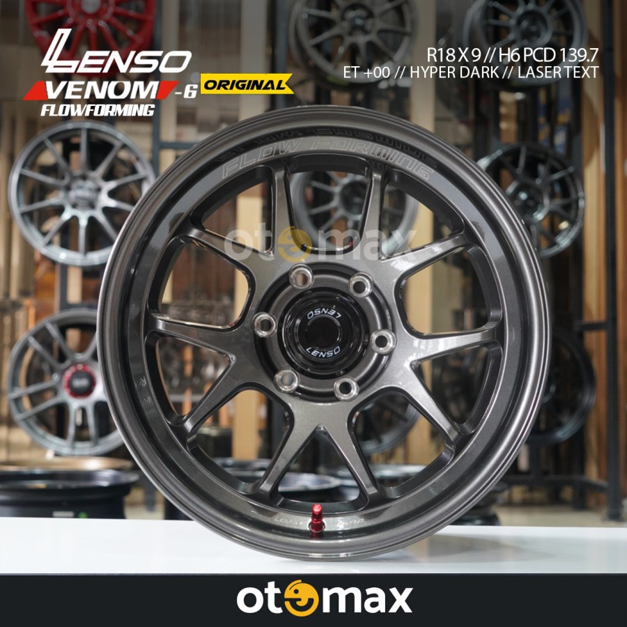 Jual Velg Mobil Lenso Venom 6 Original Ring 18 Hyper Dark | Shopee ...