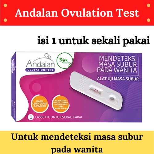 Jual Alat Tes Kesuburan ANDALAN Akurat Ovulation Test Masa Subur ...