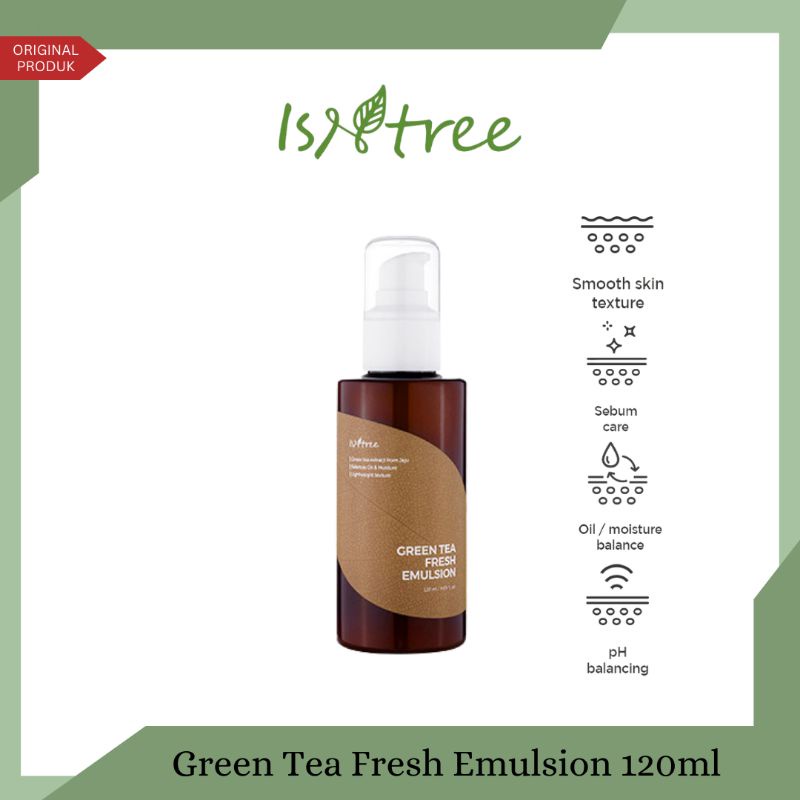 Jual Isntree Green Tea Fresh Emulsion 120ml | Shopee Indonesia