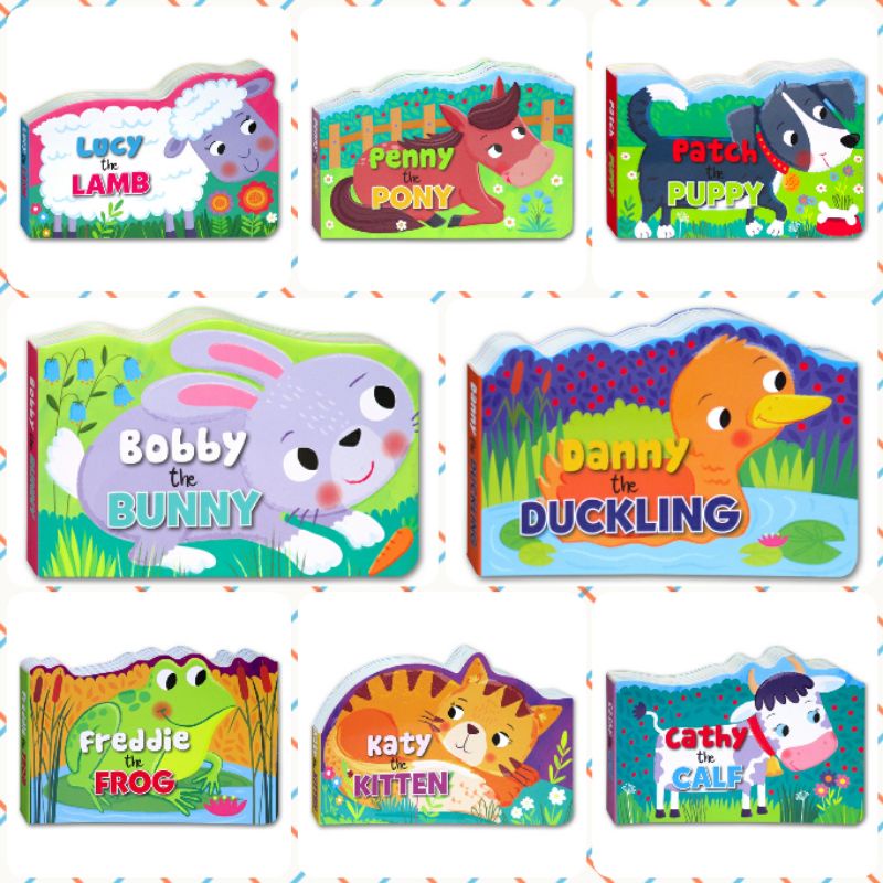 Jual A Baby Animal Board Book ( Bunny, Ducks, Pony, Puppy, Lamb, Kitten ...