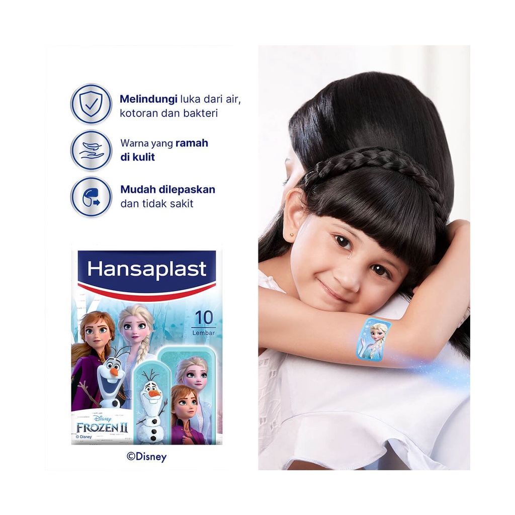 Jual Hansaplast Kain Elastis Plester Luka Isi 10 Lembar Frozen | Shopee ...