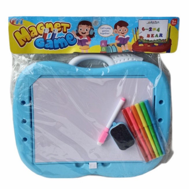 Jual Mainan Meja Belajar Anak Papan Tulis Anak Magnetic Drawing Board ...