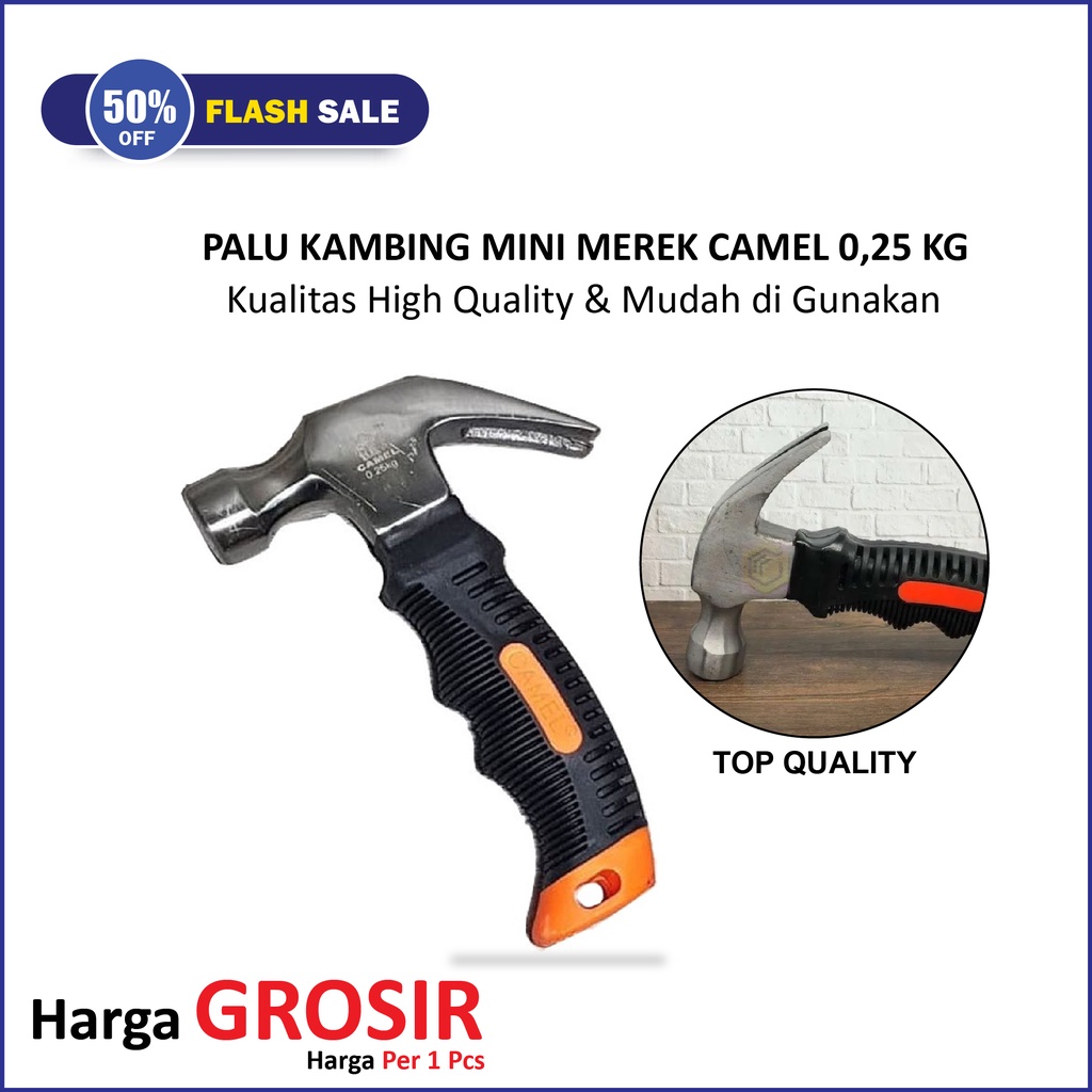 Jual Palu Kambing mini kecil baja multifungsi Mini claw Hammer pembuka ...