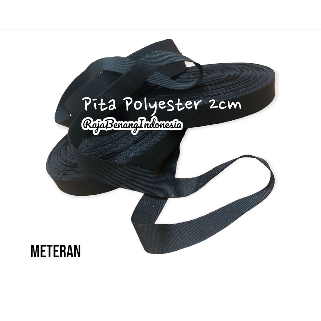 Jual Pita Polyester / webbing Tape / Tali Webbing Bisban Ukuran 2cm ...
