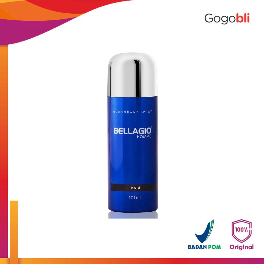 Jual Bellagio Body Spray Black Bold 175ml | Shopee Indonesia