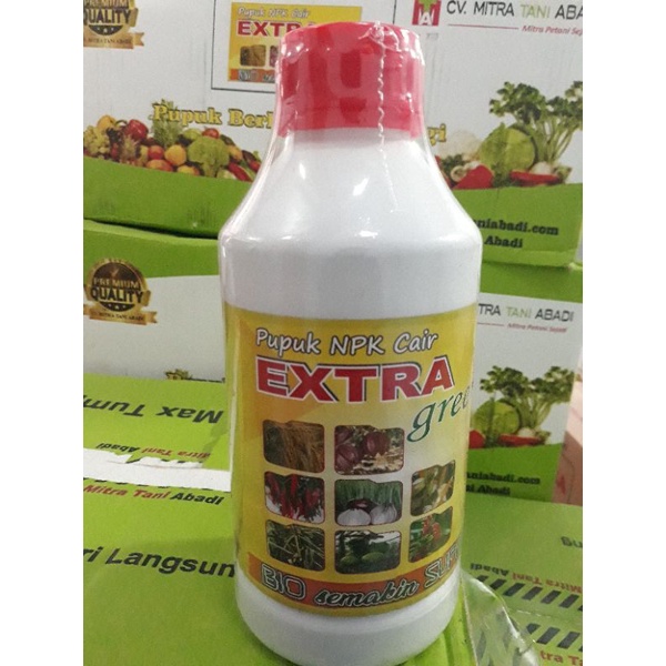 Jual Pupuk NPK Cair Extra Green kemasan 1liter | Shopee Indonesia