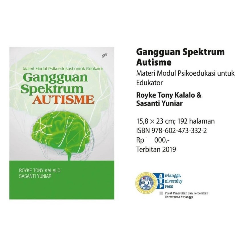 Jual Buku ORIGINAL - Buku Gangguan Spektrum Autisme Materi Modul ...