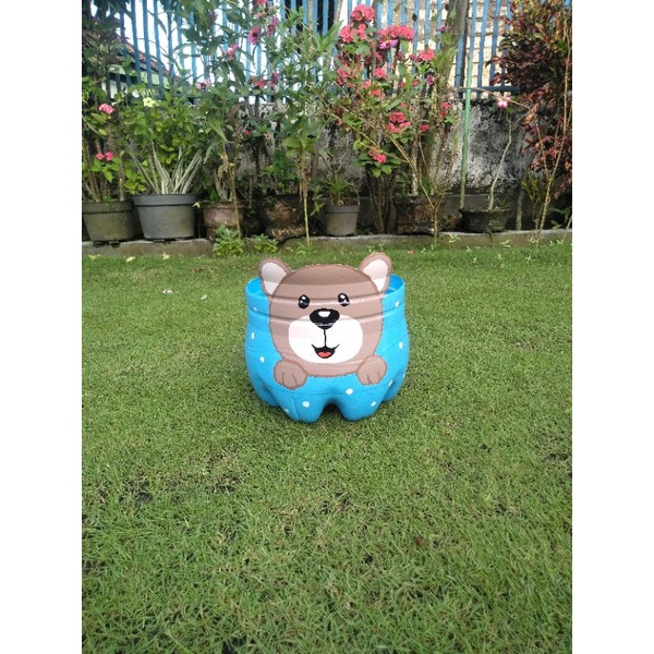 Jual pot bunga daur ulang galon lemineral | Shopee Indonesia