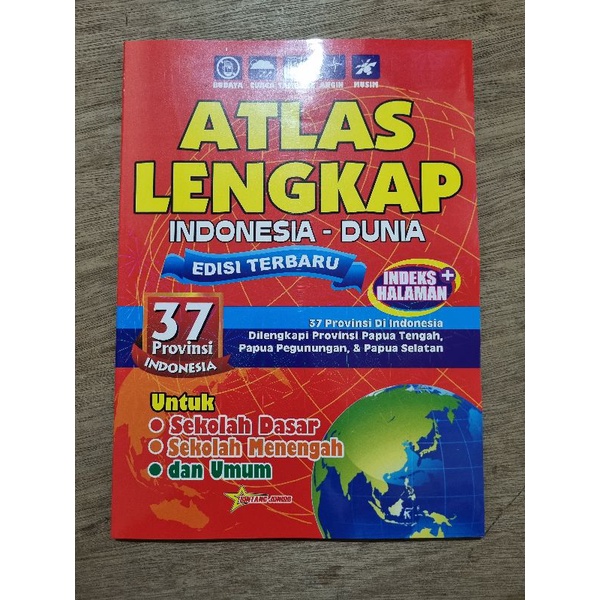 Jual best seller atlas terbaru. atlas lengkap indonesia-dunia 37 ...