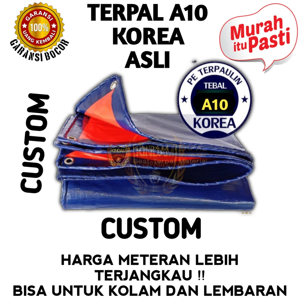 Jual TERPAL KOREA A10 UKURAN CUSTOM | TERPAL LEMBARAN | HARGA PERMETER ...