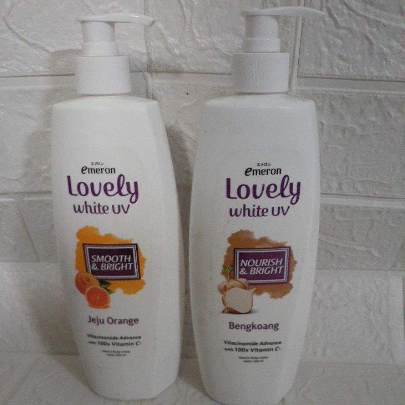 Jual Emeron Lovely White Body Lotion 500ml | Shopee Indonesia