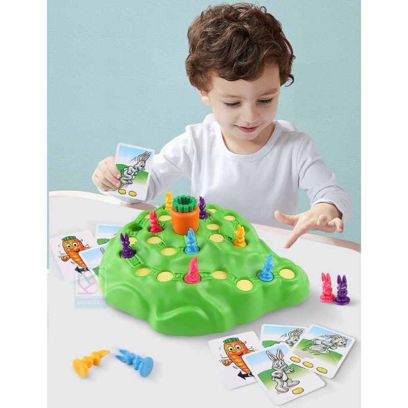 Jual RABBIT TRAP Fun bunny activity board game - CHESS CARROT ADVENTURE ...