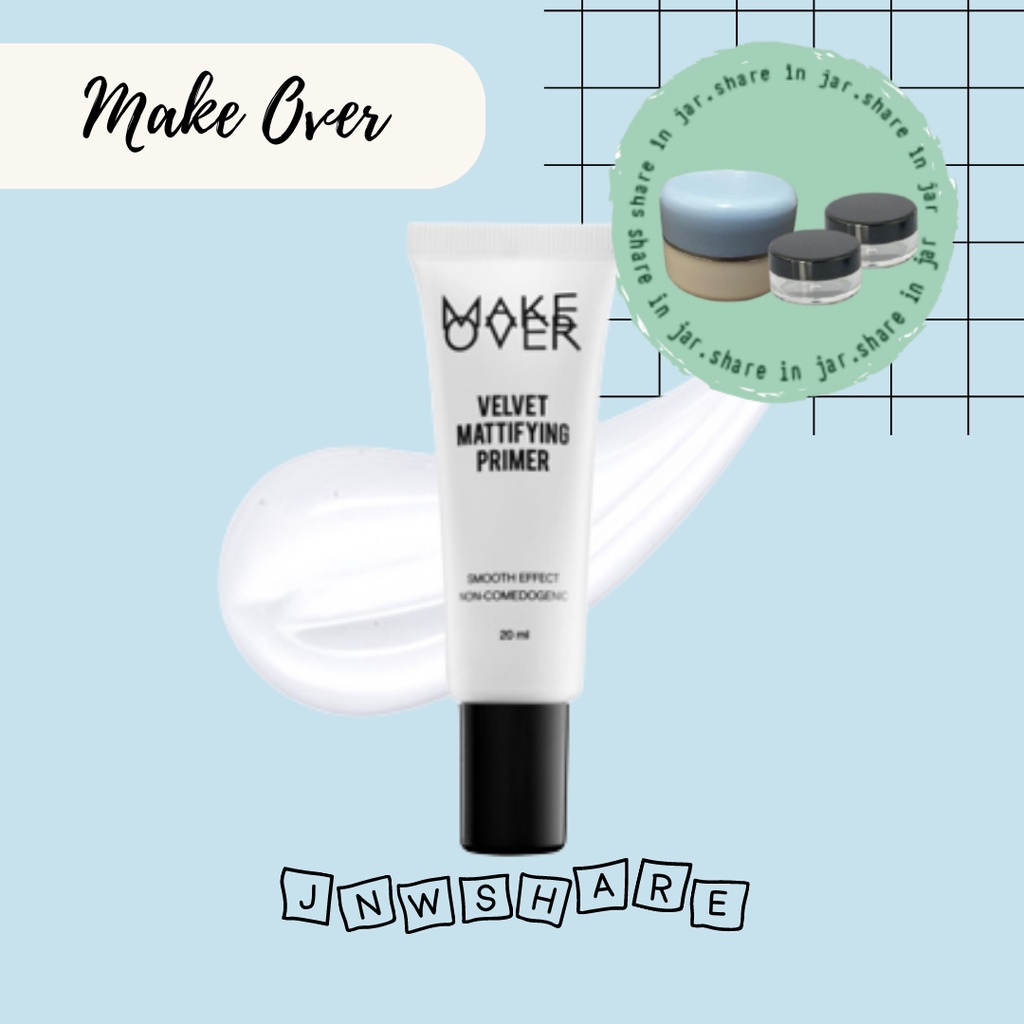Jual [SHARE] Make Over Velvet Mattifying Primer MakeOver Primer Wajah ...