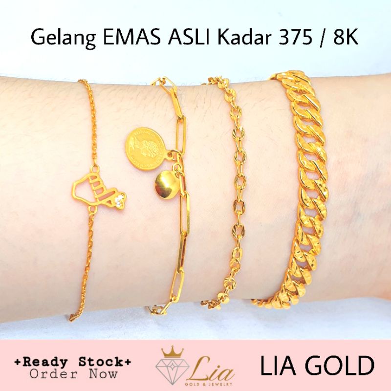 Jual Gelang EMAS ASLI Kadar 300 - 375 / 6-8K ( TOKO MAS LIA GOLD BEKASI ...