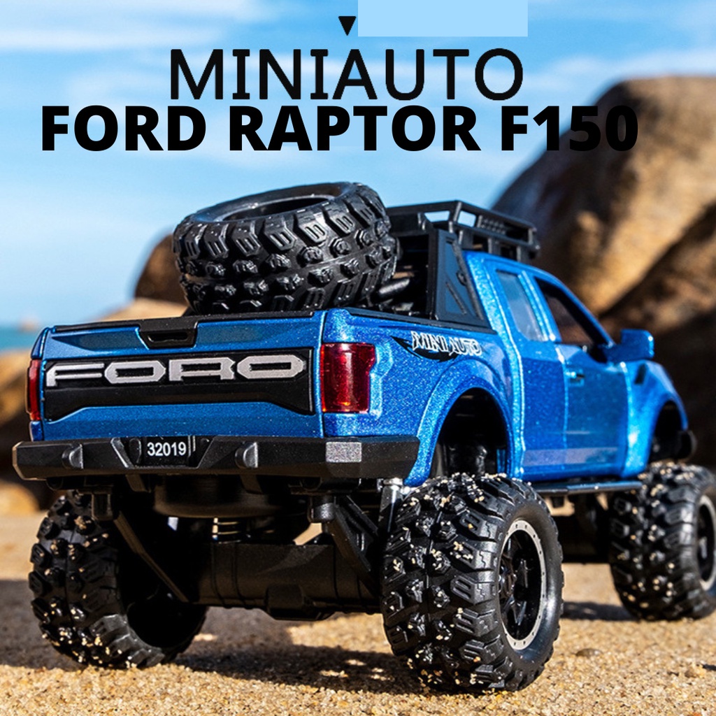 Jual DIECAST MOBIL FORD RAPTOR 150 MINIAUTO ORIGINAL METAL 1:32 Cocok ...