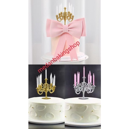 Jual Topper Chandelier Tempat Lilin (sudah termasuk lilin)/Topper ...