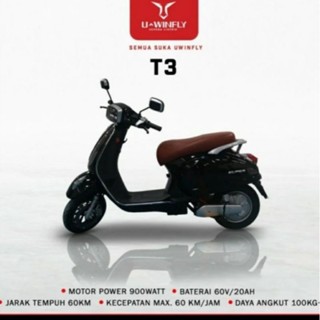 Jual Sepeda Motor Listrik Vespa UWINFLY T3 Scooter Matic, Sepeda Motor ...