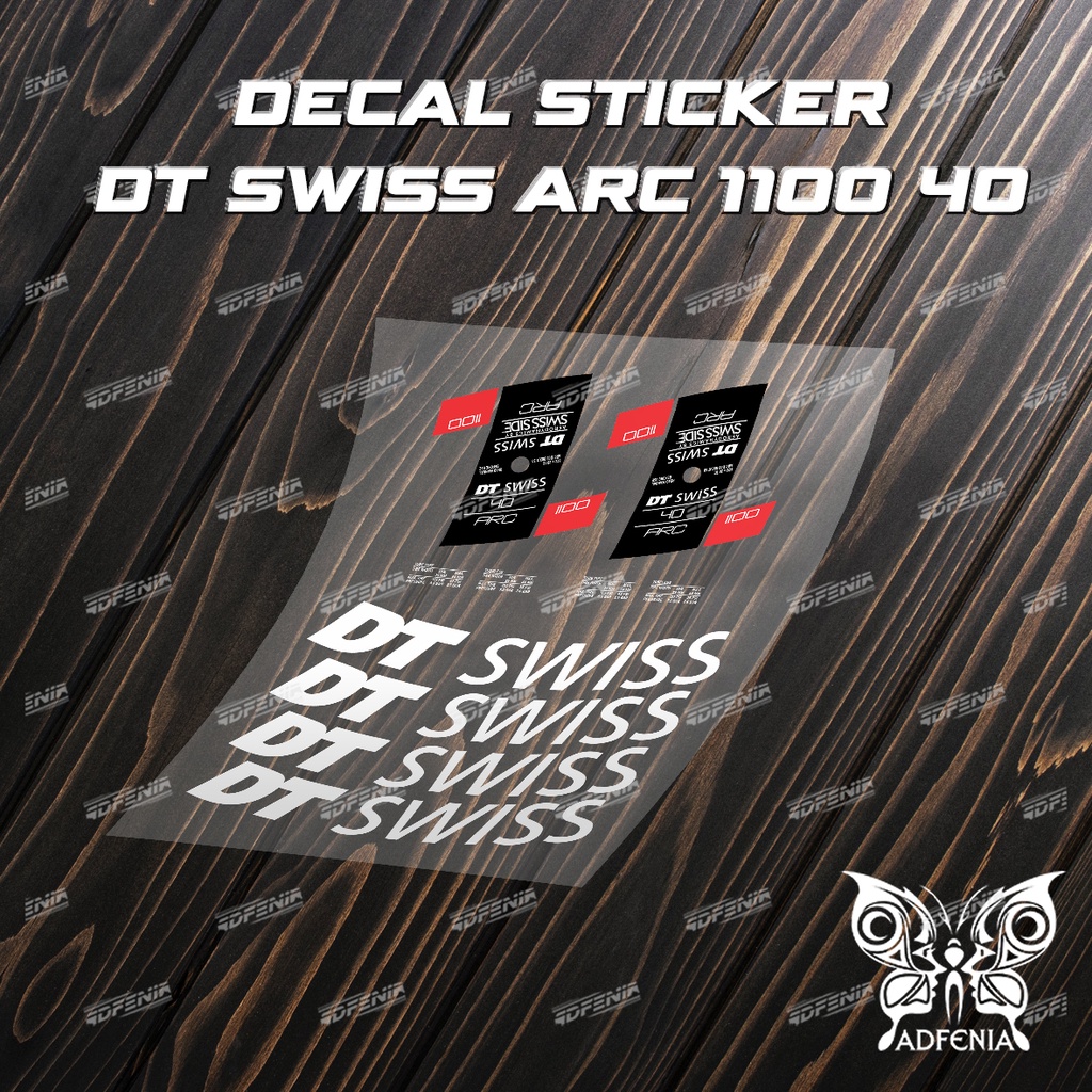 Jual Stiker Decal Rims DT Swiss ARC 1100 DICUT 40 Velg Carbon 4cm ...