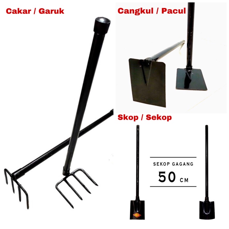 Jual SKOP CANGKUL CAKAR MINI KECIL alat kebun cangkul unyil mini kecil ...
