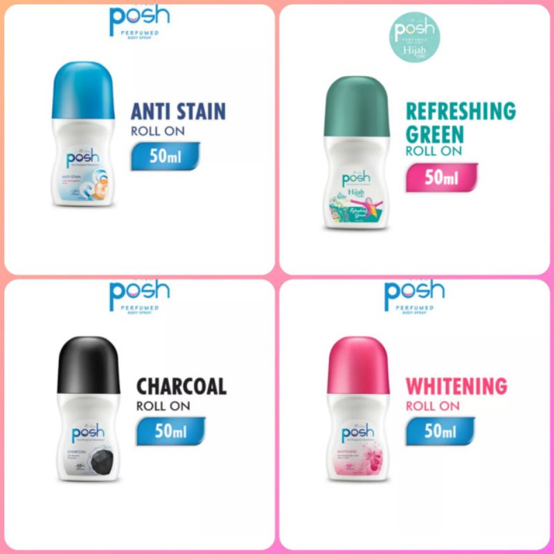 Jual Deodorant Posh ROL ON Anti pespirant 50 ml | Shopee Indonesia