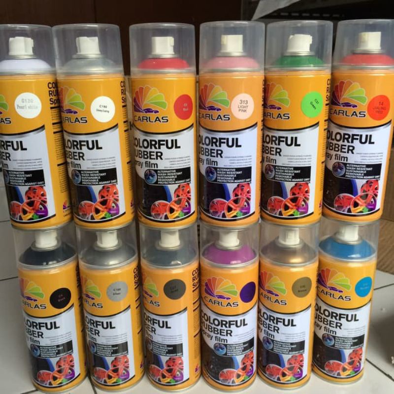 Jual CARLAS RUBBER PAINT C191 CLEAR DOFF DULL VARNISH PERNIS BUTEK CAT ...