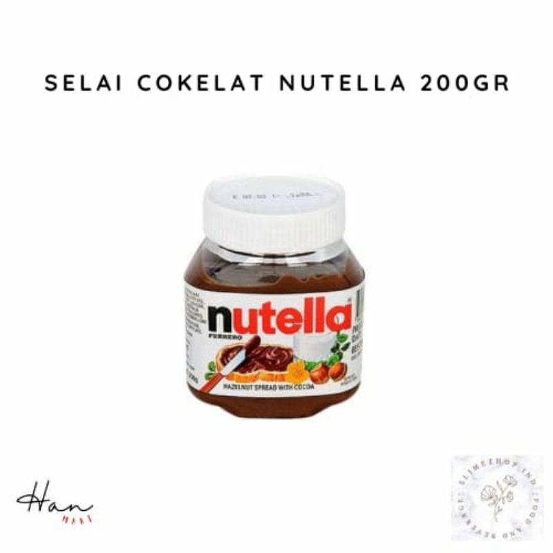 Jual SELAI COKELAT NUTELLA 200GR | Shopee Indonesia