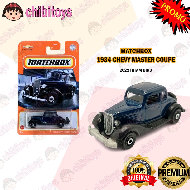 Jual MATCHBOX 1934 CHEVY MASTER COUPE 2021 MERAH 2022 HITAM - CLASSIC ...