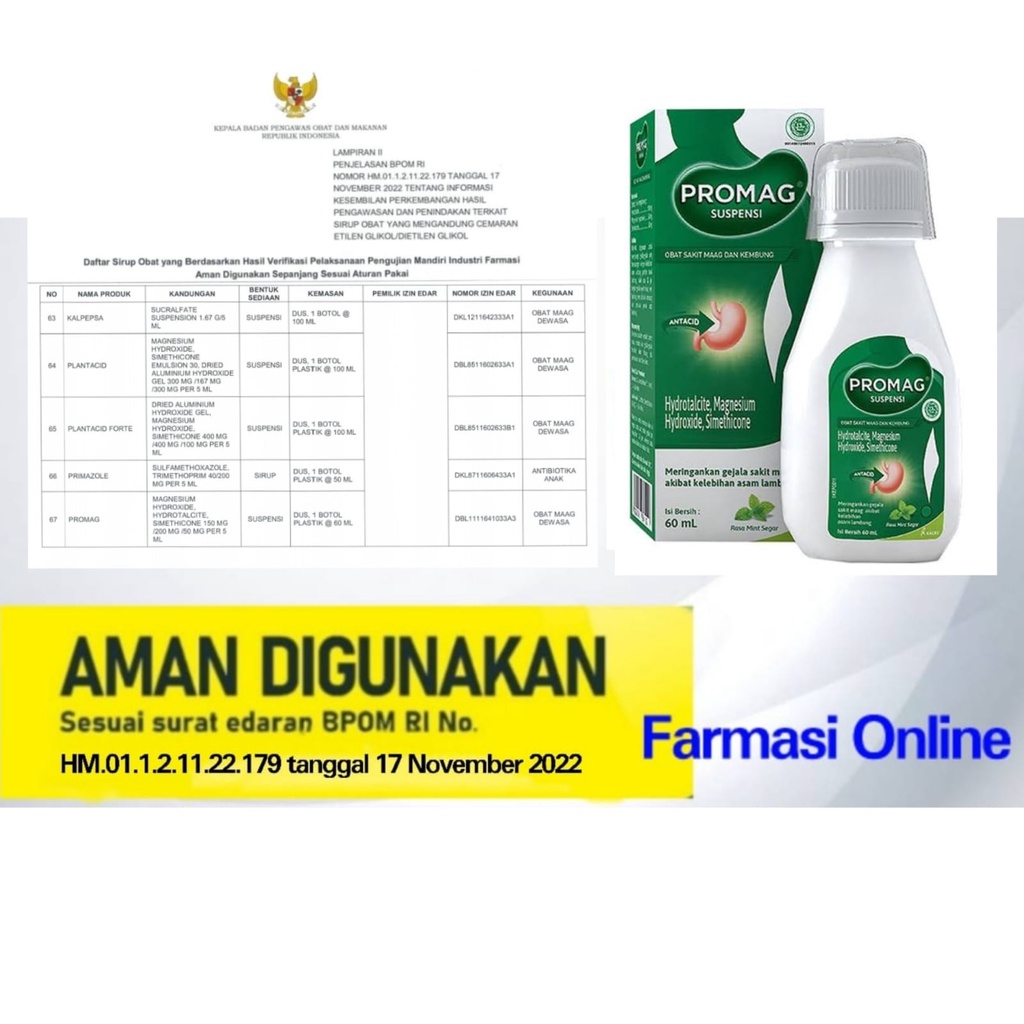 Jual Promag Syrup 60 ml | Shopee Indonesia