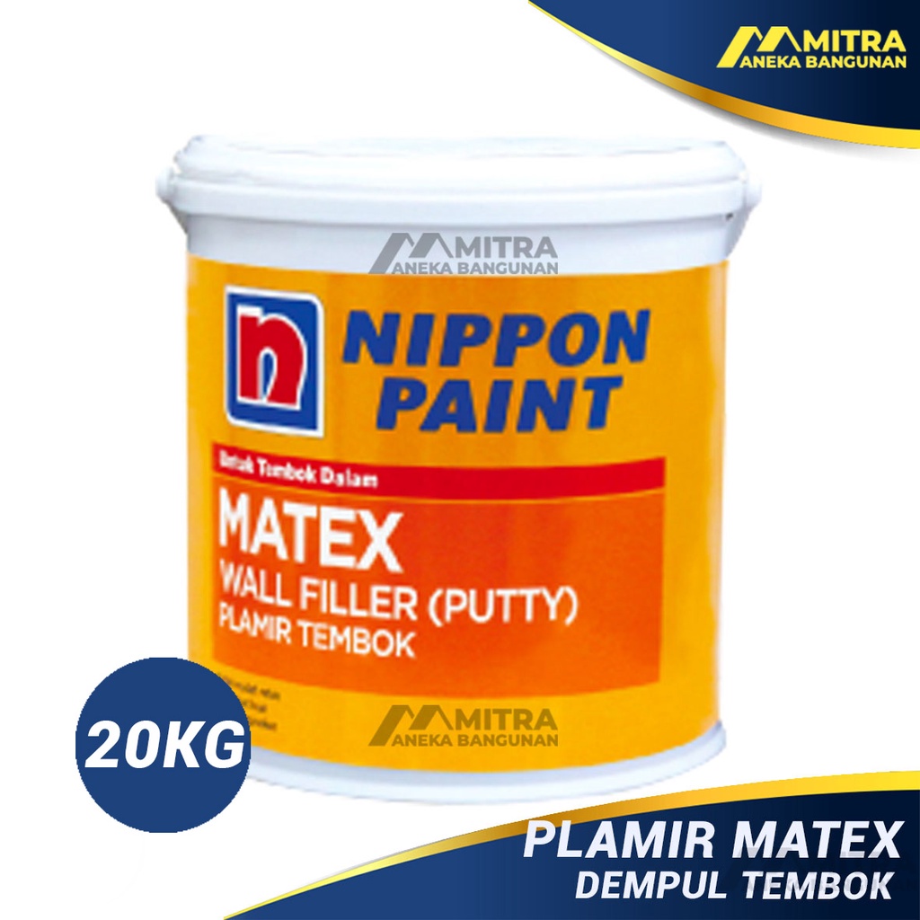 Jual PLAMIR MATEX 20 KG / DEMPUL TEMBOK RETAK / MENUTUP RETAKAN DAN PORI-PORI DINDING / WALL ...