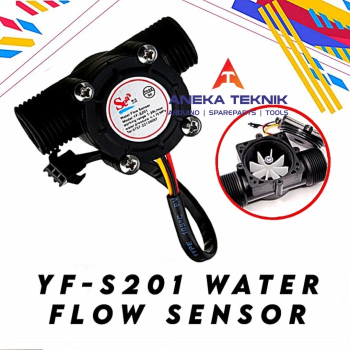 Jual Ukur Sensor Aliran Air / Water Flow Sensor Yf-S201 | Shopee Indonesia