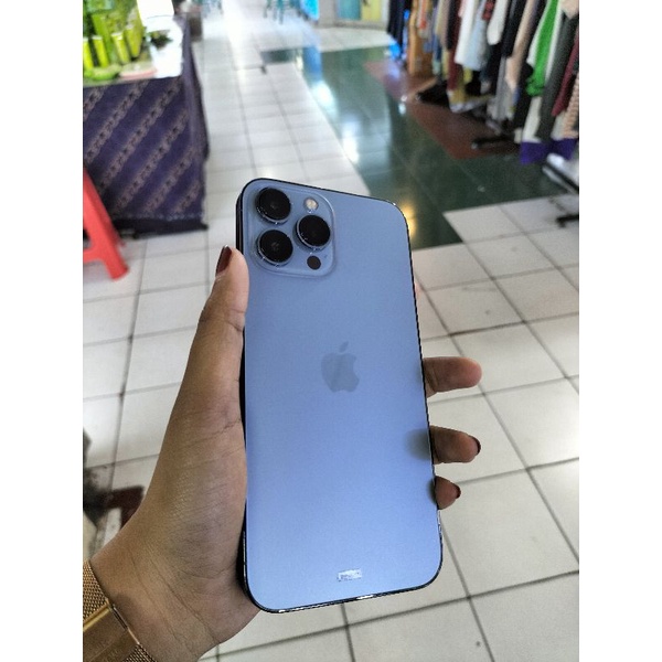 Jual IPHONE 13 PROMAX 256GB SECOND IBOX FULLSET NOMINUS | Shopee Indonesia