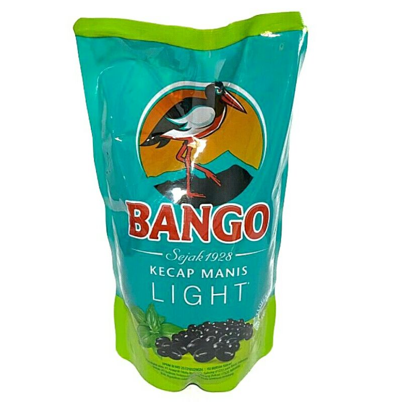 Jual BANGO Light 520 ml Kecap Manis refill Pouch Murah | Shopee Indonesia