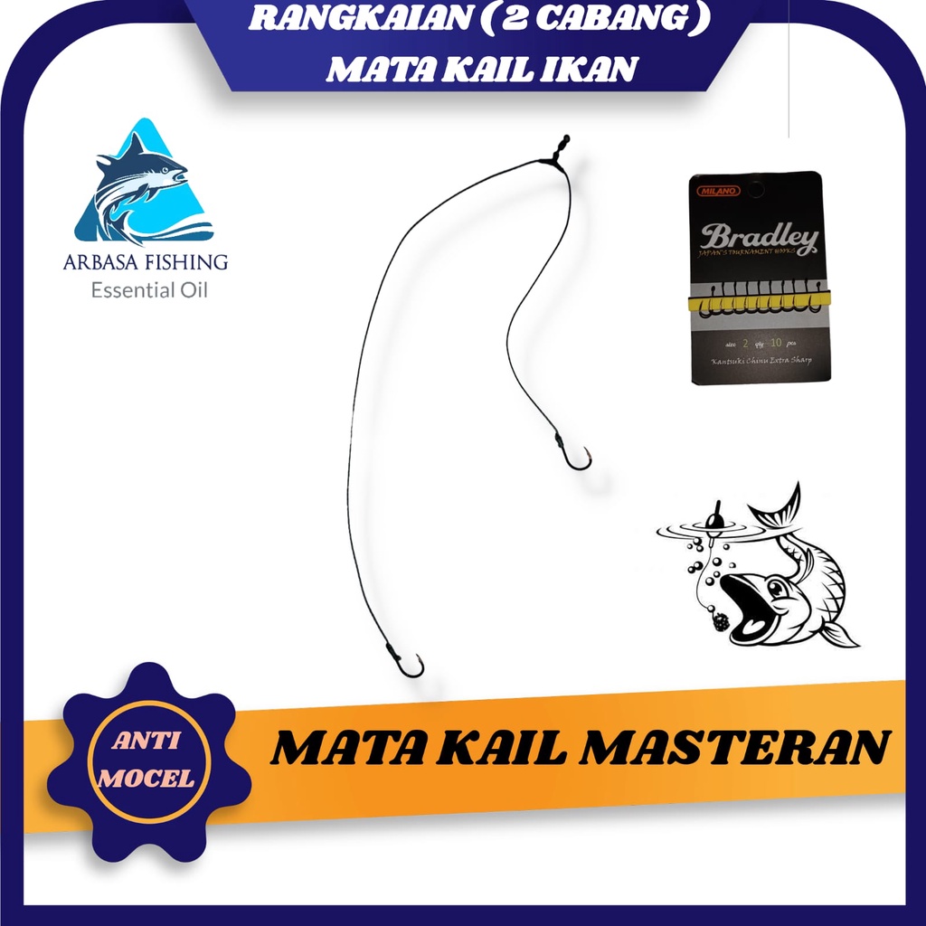 Jual Rangkaian Mata Kail Pancing Dua Cabang Anti Mocel | Rangkaian ... Jual Rangkaian Mata Kail Pancing Dua Cabang Anti Mocel | Rangkaian ...
