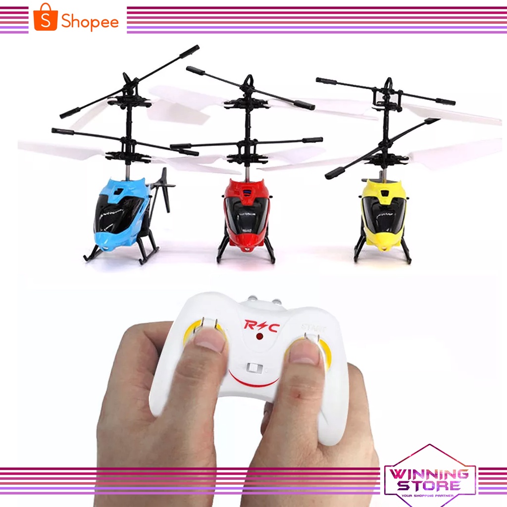 Jual Mainan Anak Helikopter Remote Control Sensor Tangan Pesawat ...