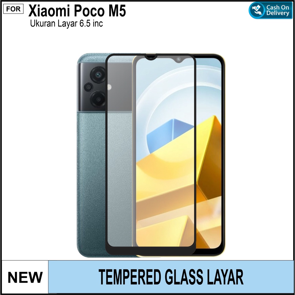 Jual Tempered Glass Layar Poco M5 (2022) Pelindung Layar | Shopee Indonesia
