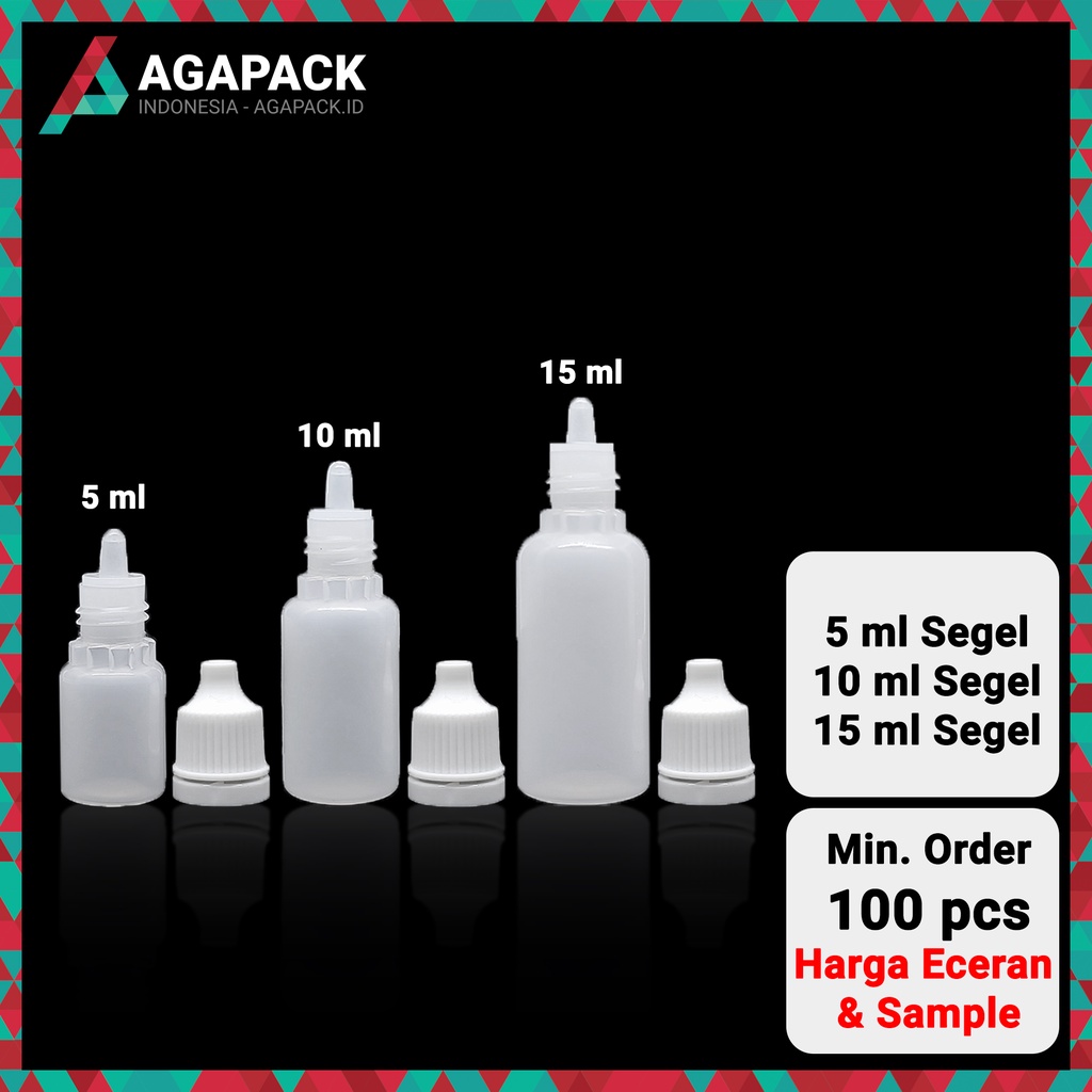 Jual SAMPLE Botol Tetes Tutup Segel 5ml 5 ml Plastik | Shopee Indonesia