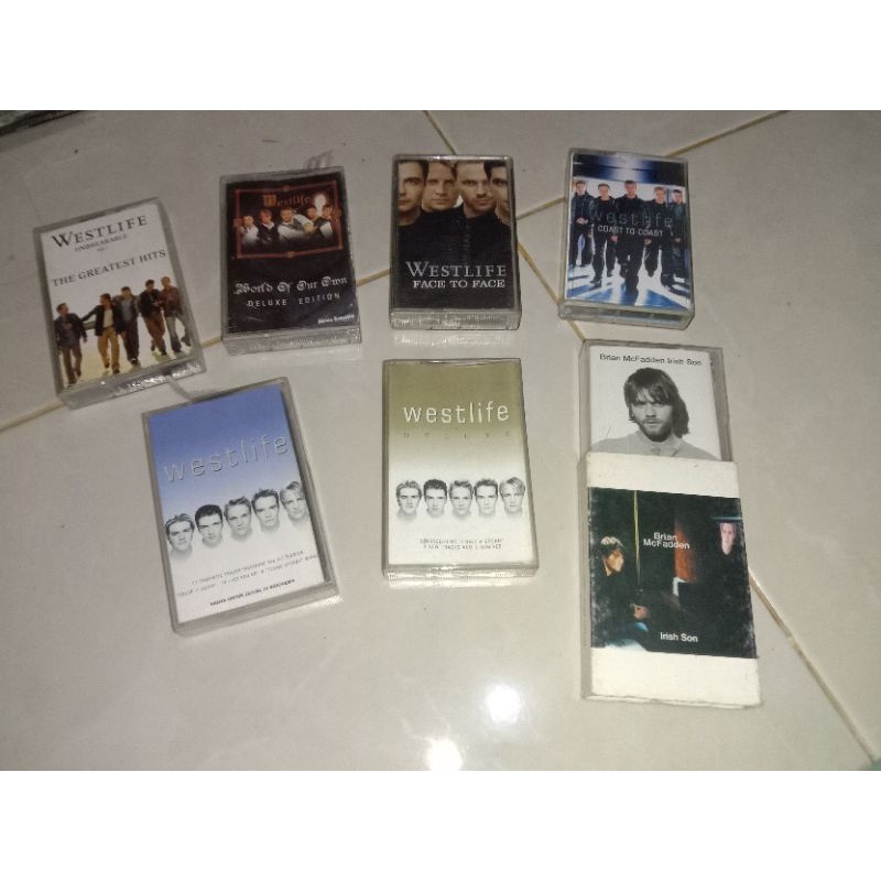 Jual [PAKET] Kaset Pita Westlife + Brian McFadden (7 album) | Shopee Indonesia