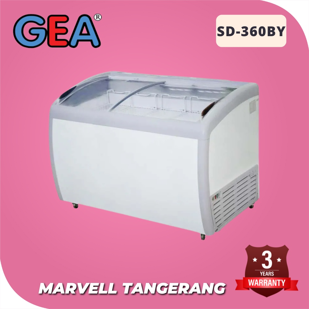 Jual Freezer Sliding Curve Glass GEA SD 360 BY Freezer Es Krim Original | Shopee Indonesia