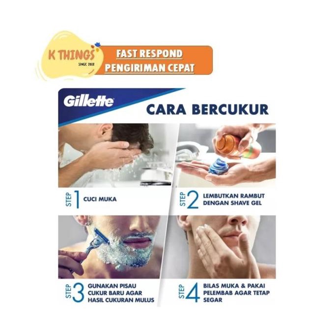 Jual Gillette Mach3 Mach 3 Gilette Gillete Alat Pisau Cukur Cukuran ...