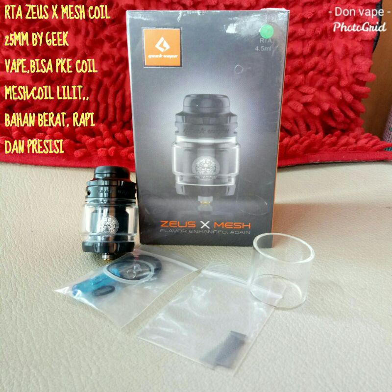 Jual RTA ZEUS X MESH COIL HIGH CLONE | Shopee Indonesia