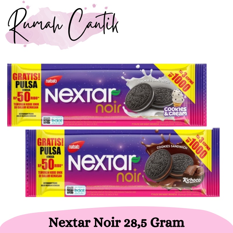 Jual Nextar Noir Nabati Richoco Cookie Renceng | Shopee Indonesia